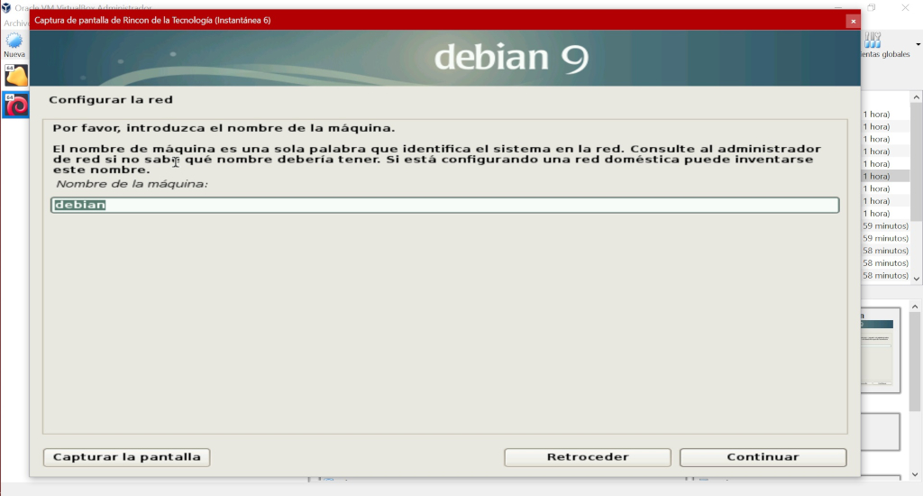 Virtualización e instalación de Debian 9 GNU/Linux con VirtualBox ...