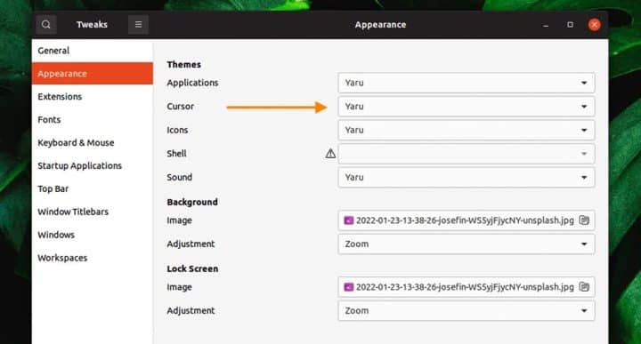 Cómo cambiar el cursor en Ubuntu | Rincón de la Tecnología